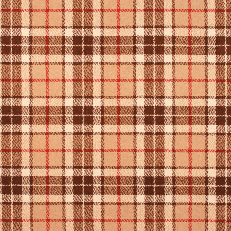 Thompson Brown Tartan Carpet | Stevens & Graham